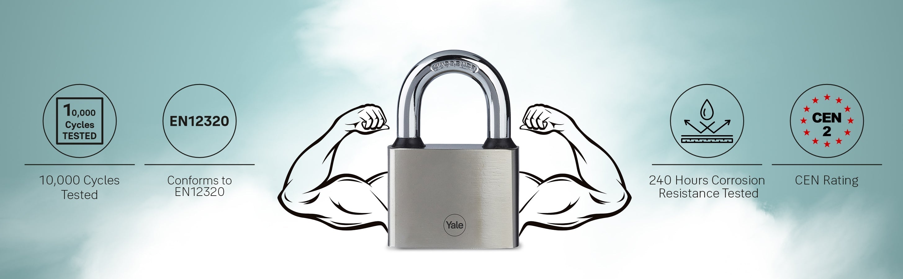 Iron Disc Padlock – Yale India