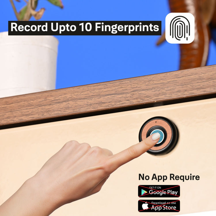 Biometric Smart Premium Furniture Lock - Black – Yale India