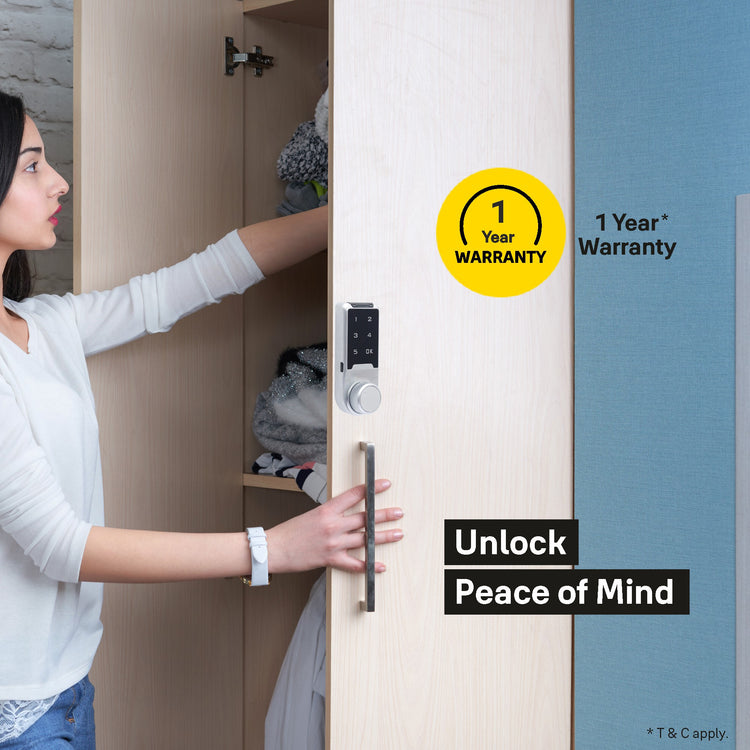 Mesh Pin Digital Wardrobe Lock for Wardrobes and Cabinets – Yale India