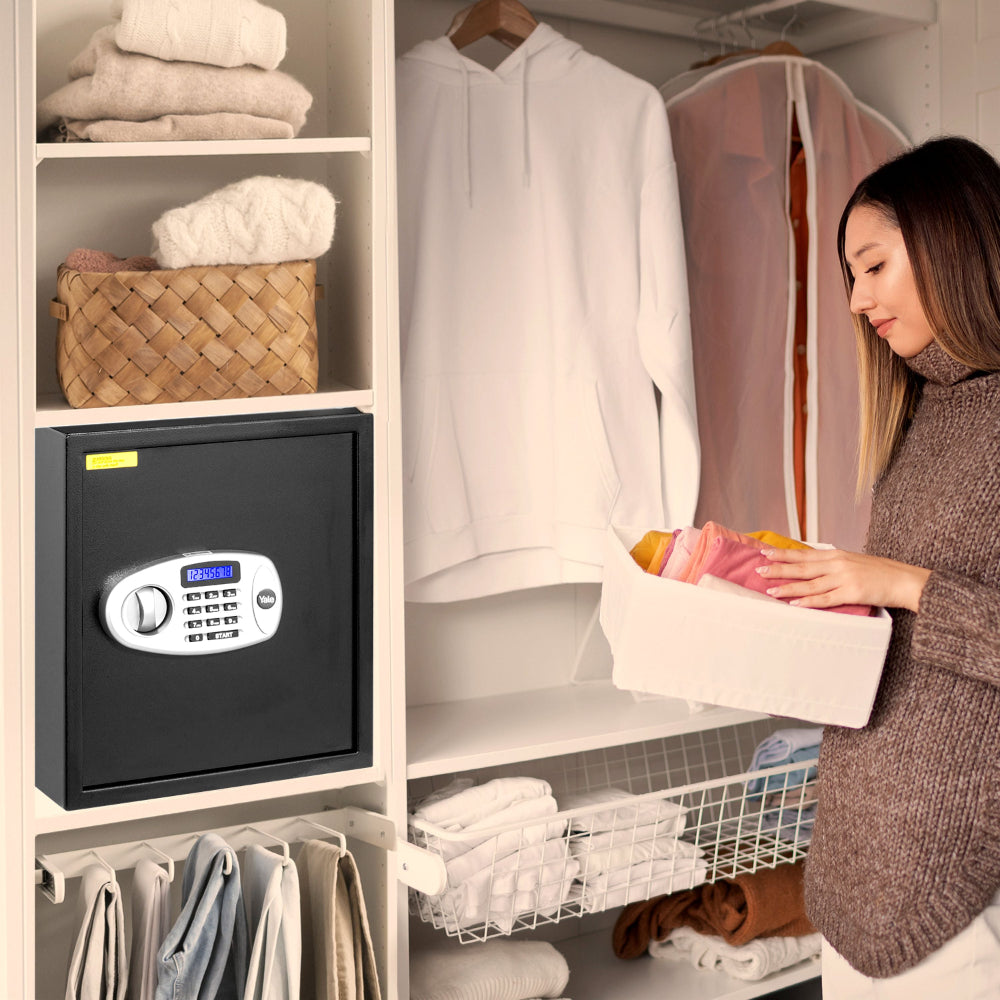 Yale Standard X-Large Electronic Safe locker with Pincode Access- 41 l ...