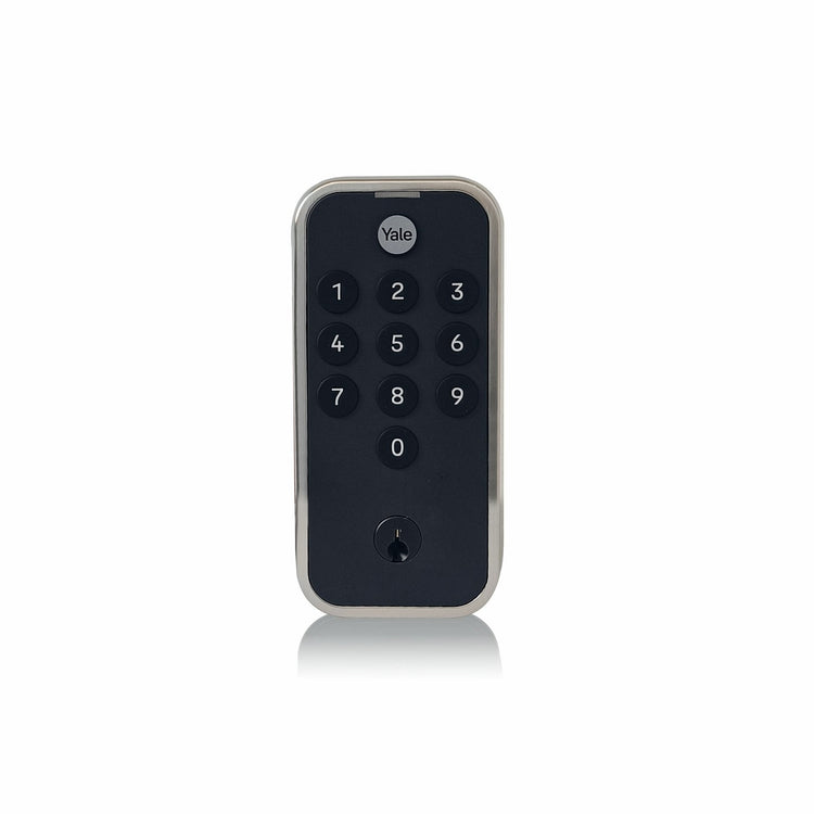 Yale TYE Digital Lock, Satin Nickel Finish, with PIN and Manual Key ...