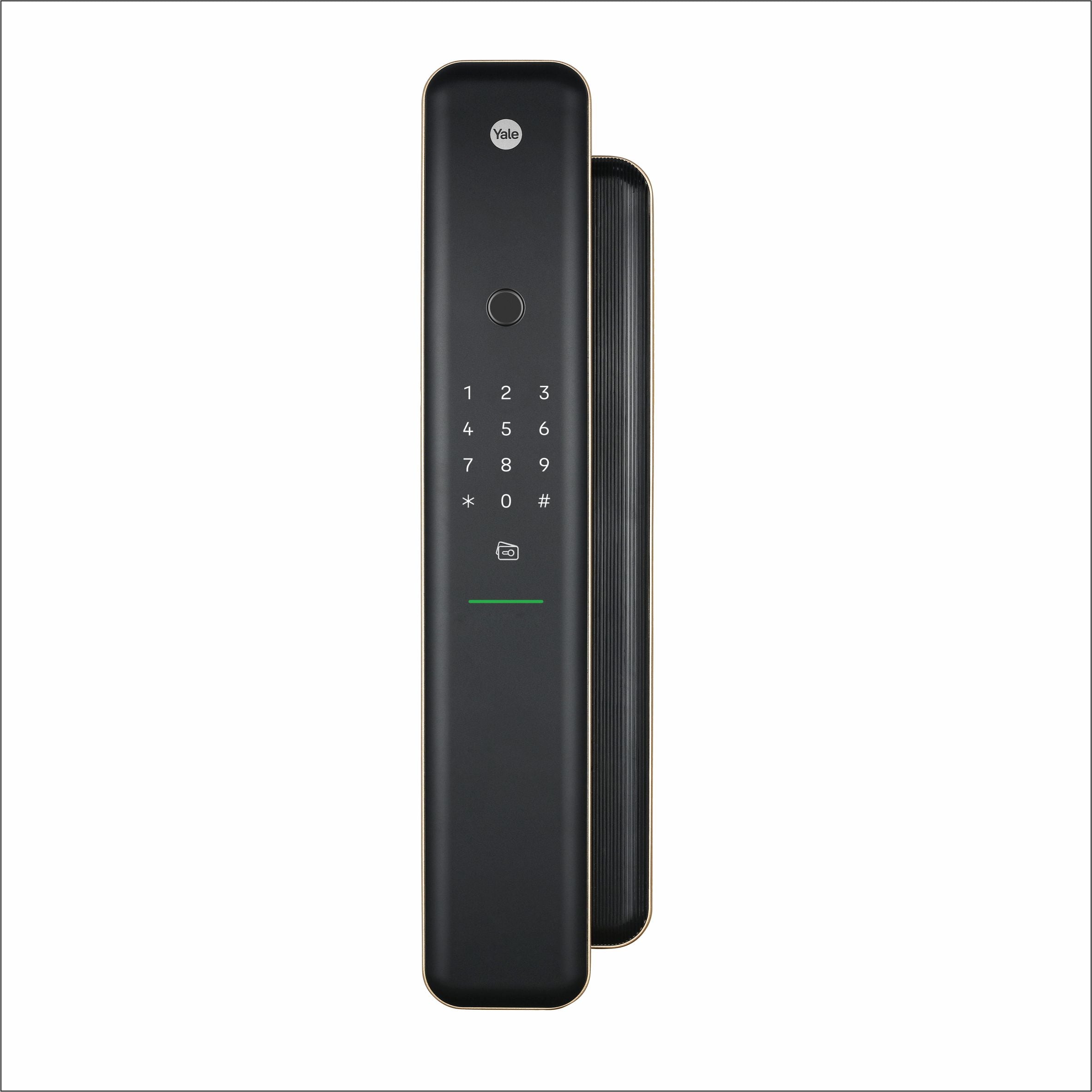 Yale Luna Pro Smart Lock with Fingerprint, PIN, RFID and Manual Key (B ...