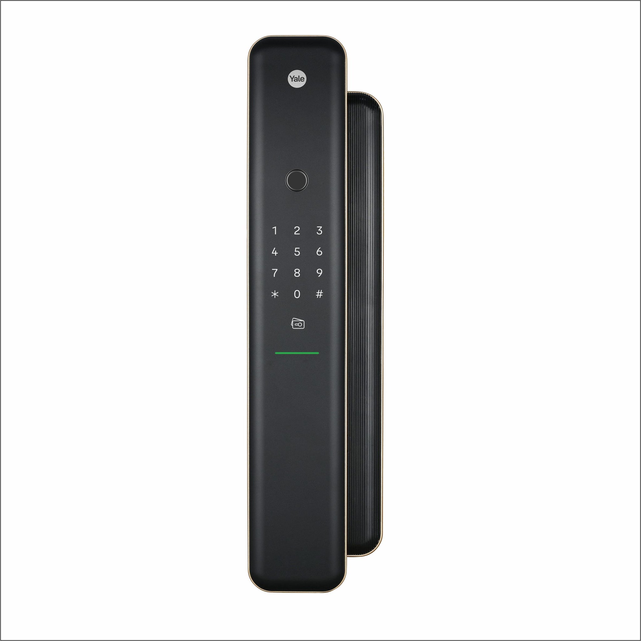 Yale Luna Pro Smart Lock with Fingerprint, PIN, RFID and Manual Key (B ...