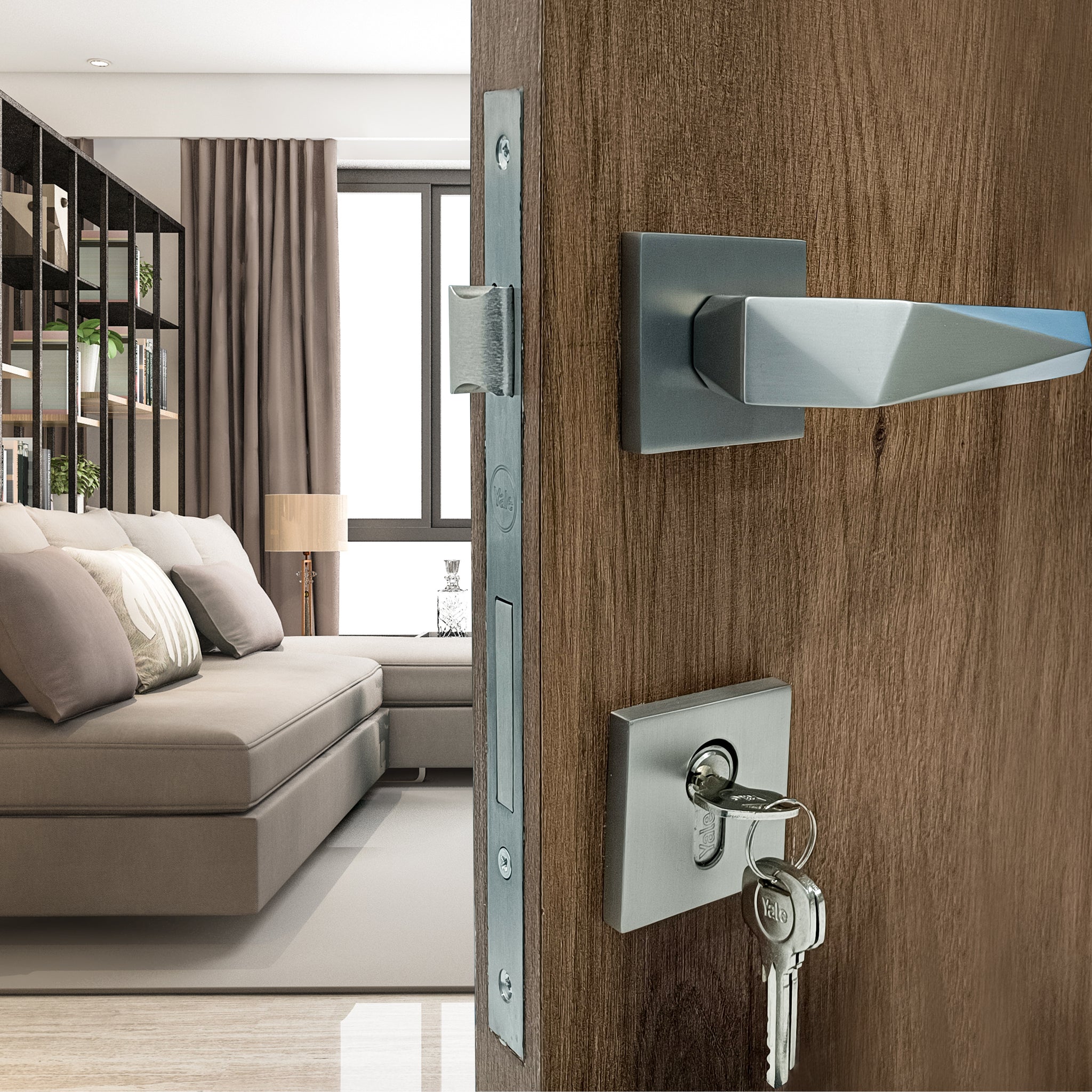 SM-01-01-01 Yale SM series Mortise Lock Comboset with Rose and Escutch ...