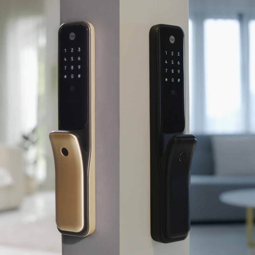 Yale Kyra Pro, Push Pull Smart Lock, with fingerprint, PIN, RFID, Manu ...
