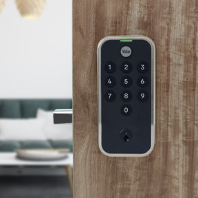 Yale TYE Digital Lock, Satin Nickel Finish, with PIN and Manual Key ...
