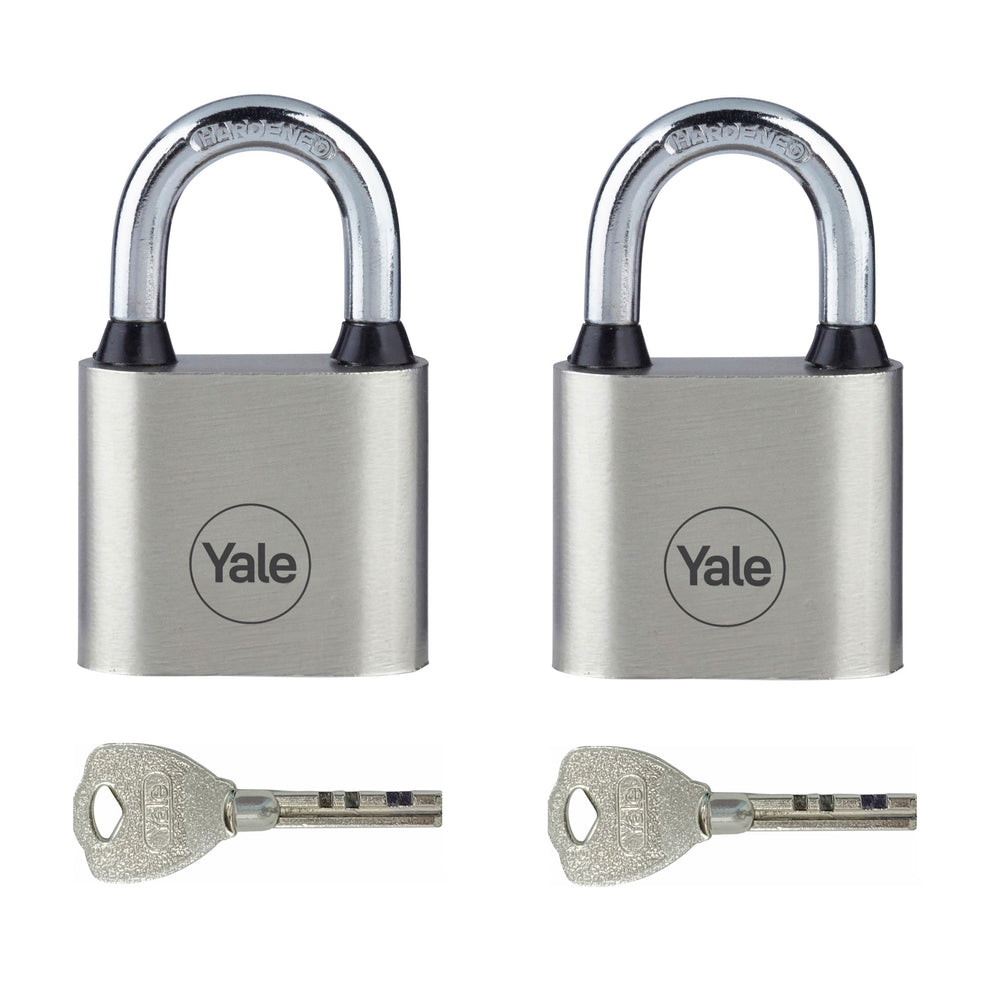Y112/30/121/1 Yale 30mm Iron Disc Padlock with3 Retaining Keys (Silver ...