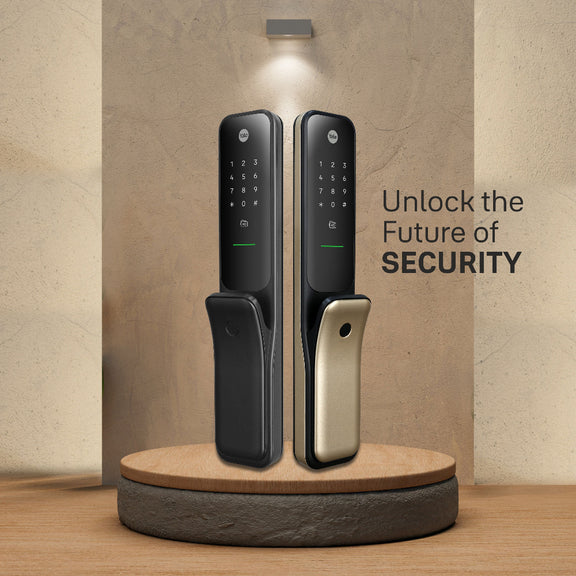 Yale Kyra Pro Smart Lock with fingerprint, PIN, RFID, Manual Key & APP ...