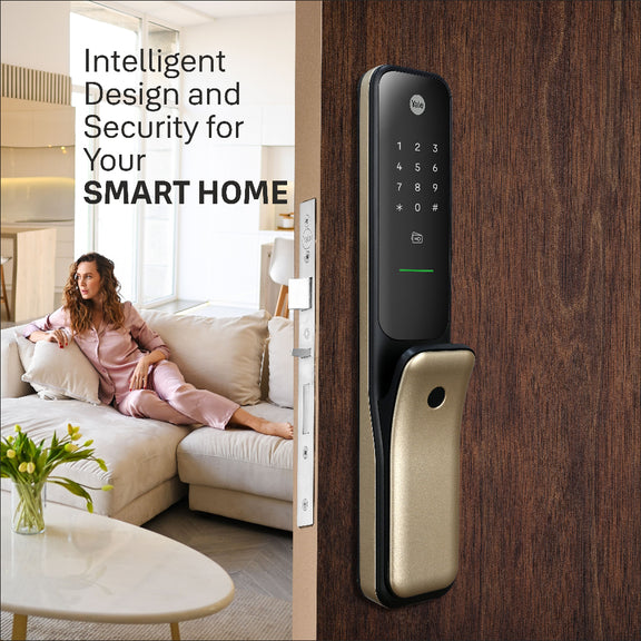 Yale Kyra Pro Smart Lock with fingerprint, PIN, RFID, Manual Key & APP ...