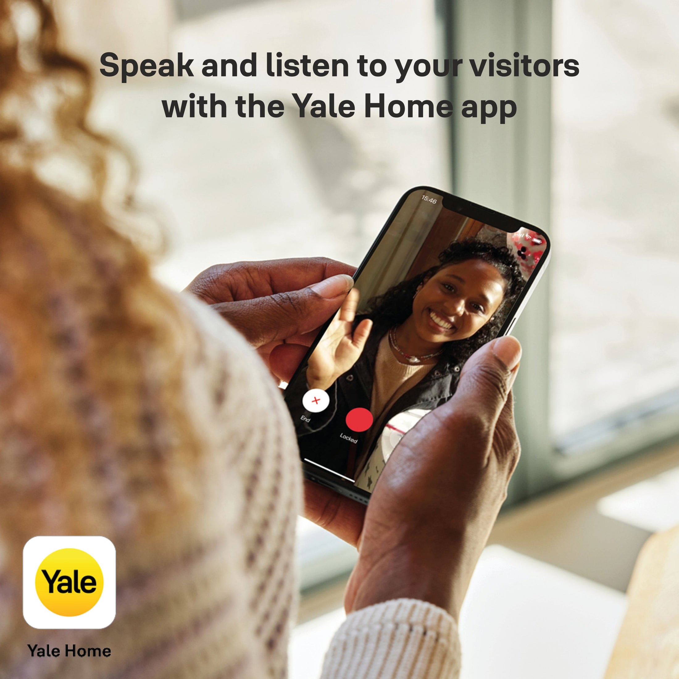 Yale Smart Video Doorbell 1080p Full HD image, live viewing, and night ...