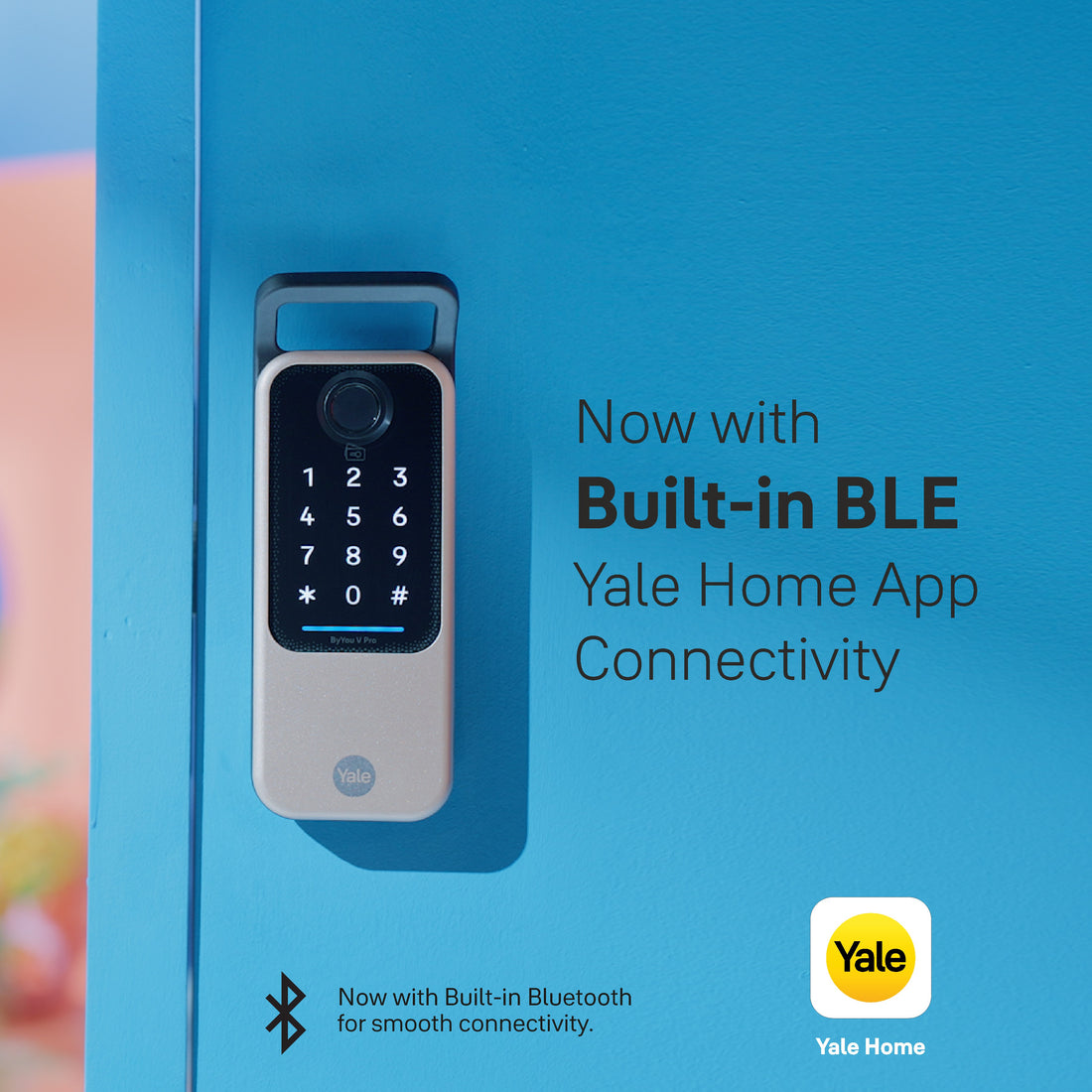 ByYou V Pro Smart Door Lock with 5 Way Unlocking Fingerprints, In-buil ...