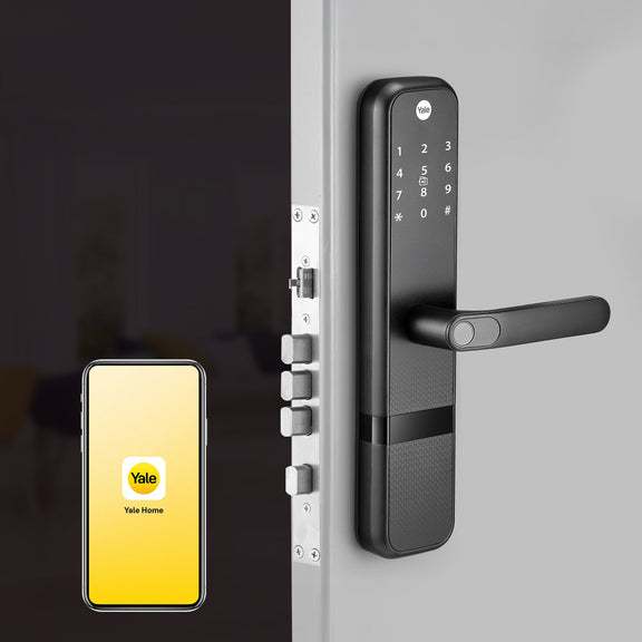 Yale Zuri Smart Lock (Black) with 5 way unlocking, works with Yale App ...