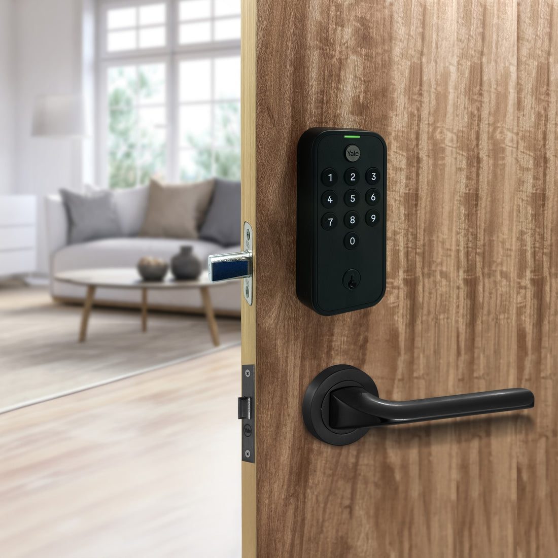 Yale TYE Digital Lock, Black Color, with PIN and Manual Key – Yale India