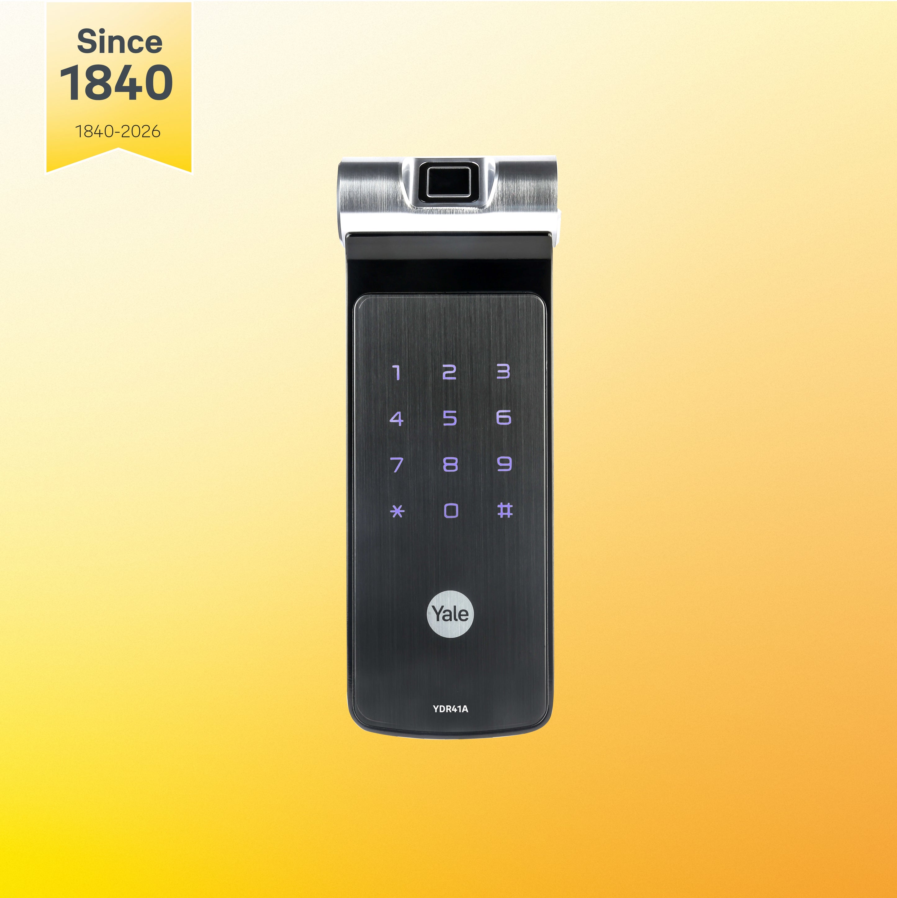 YDR 41A- Biometric Smart Lock suitable for Double Door and Sliding Doo ...