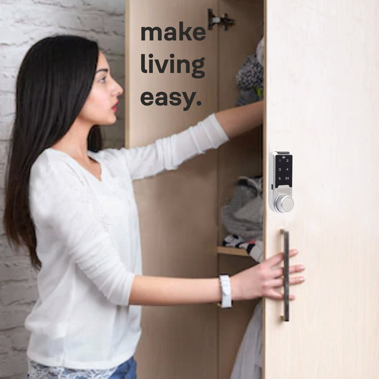 Mesh Pin Digital Wardrobe Lock for Wardrobes and Cabinets – Yale India