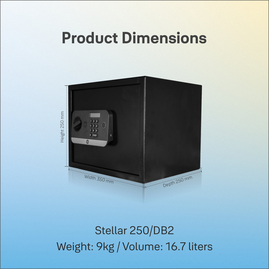Yale Stellar Biometric Safe Locker with Keypad- Medium – Yale India